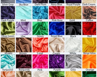 48 Colors Taffeta Fabric, Taffeta Silk Fabric, Taffeta Gown Fabric ...