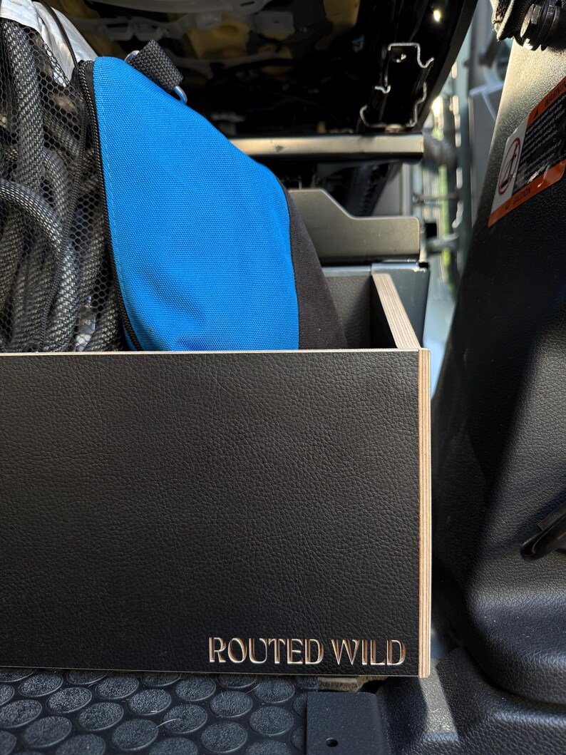 Sprinter Van Accessories Van Seat Storage Sprinter Organizer (leather ...