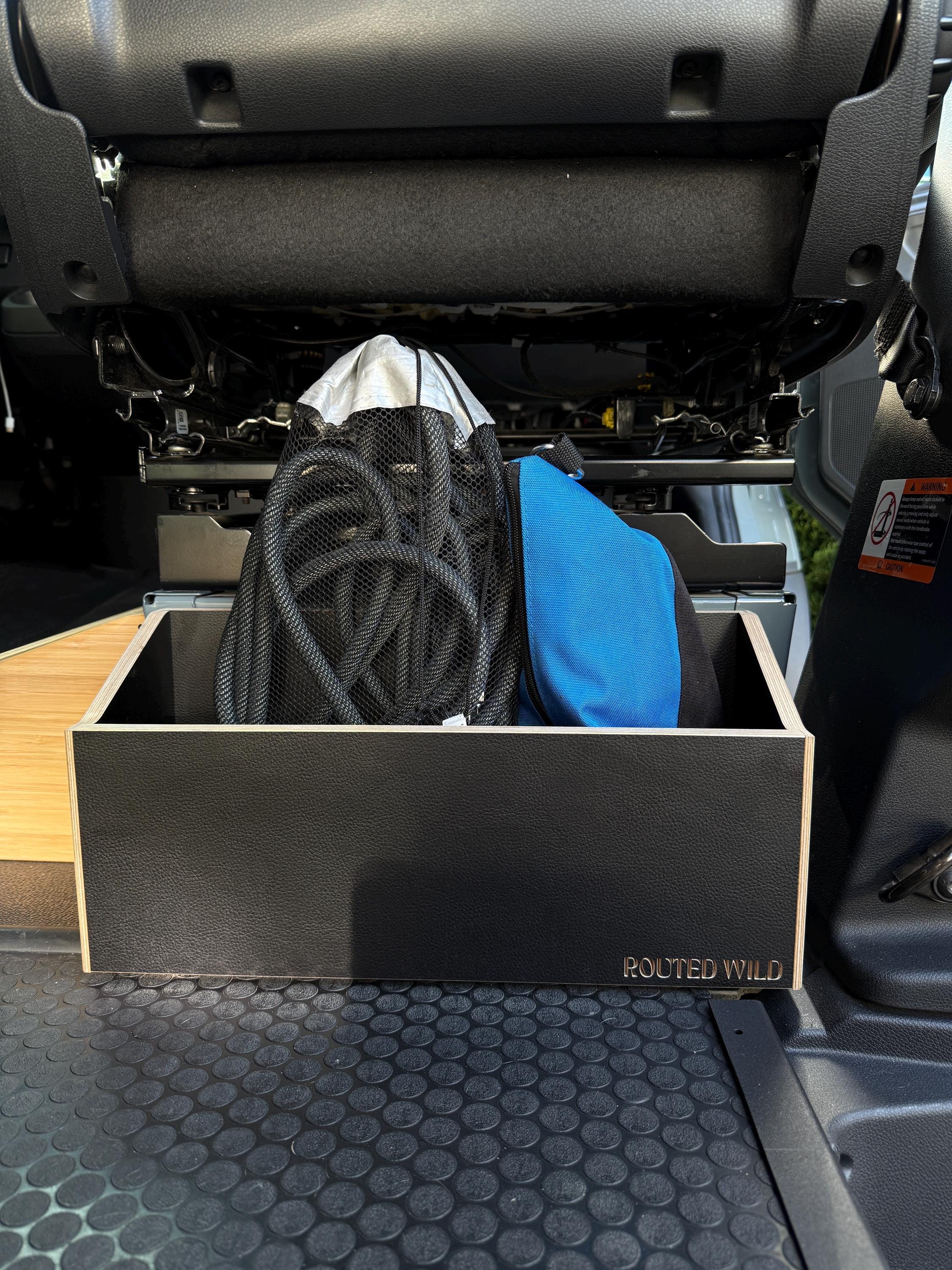 Sprinter Van Accessories Van Seat Storage Sprinter Organizer (leather ...