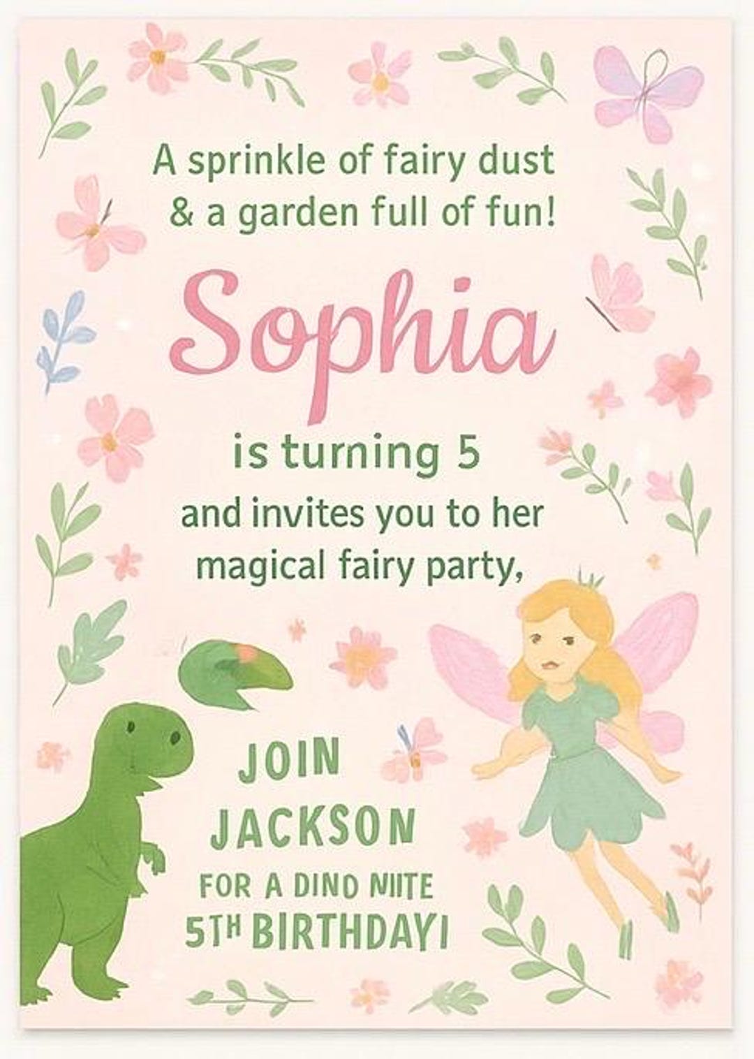Custom Birthday Invitations for Kids - Etsy