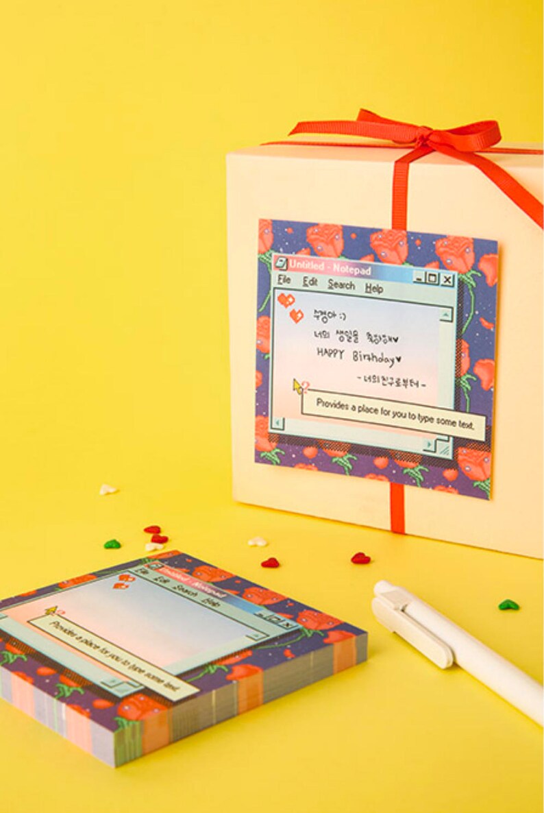 MEMO PAD Colorful Memo Memopad Notepad Christmas Gift - Etsy