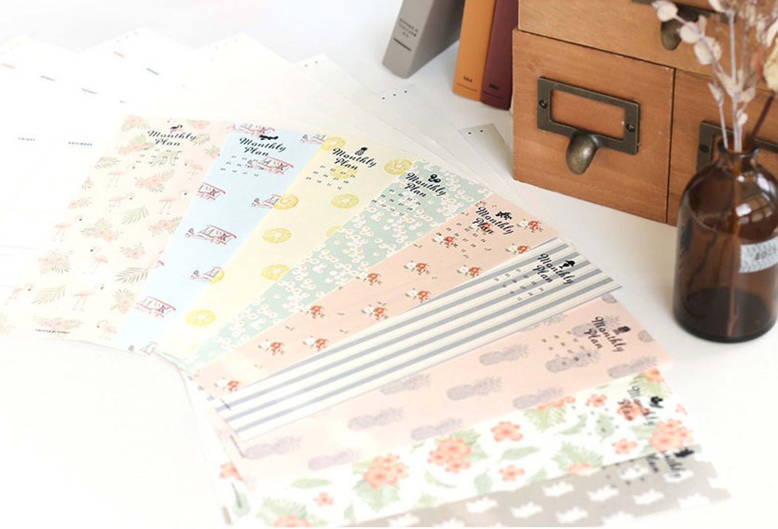 MONTHLY PLANNER NOTEPAD Monthly Schedule, Monthly Notepads, Memo Pad ...