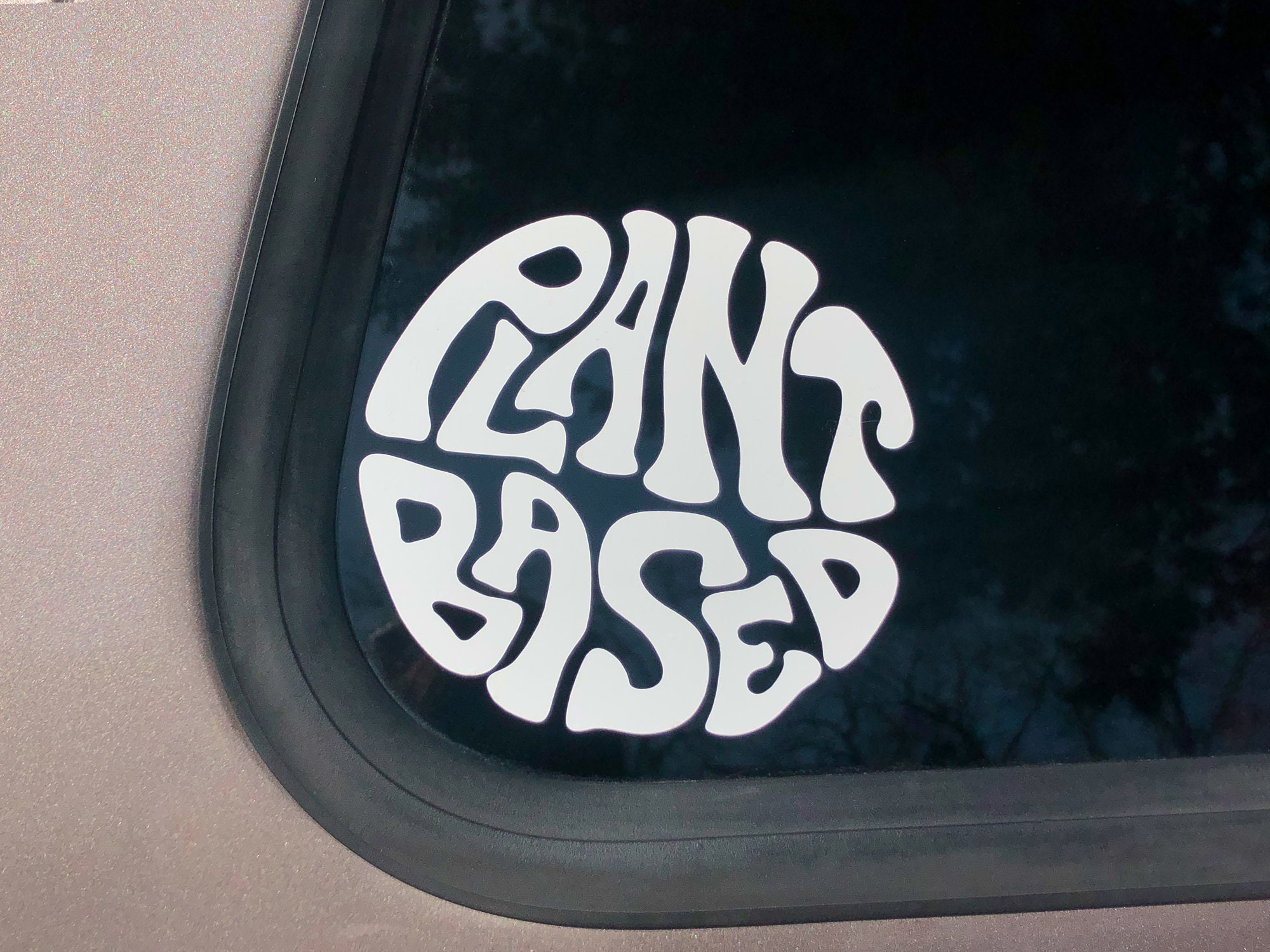 Plant Based Vinyl Car Sticker Laptop Weatherproof Decal | Etsy