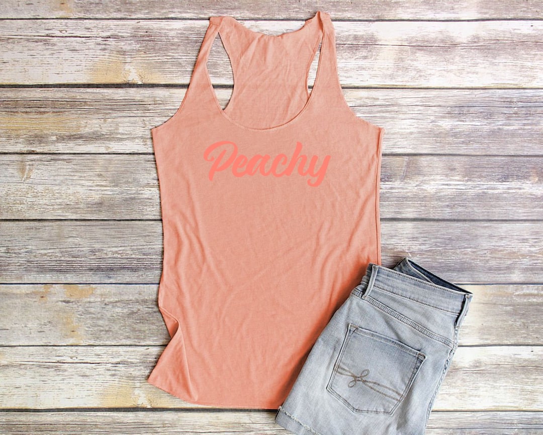 Peachy débardeur été débardeurs réservoirs d'entraînement pour les femmes Just Peachy Keen ...