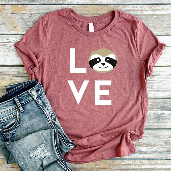 Sloth Shirt Women - Etsy