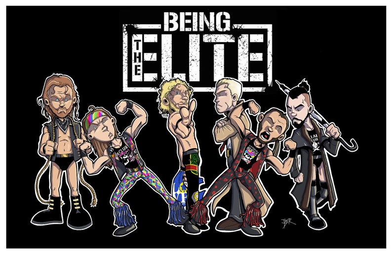 Being the Elite Crew (signed by Artist) - Etsy