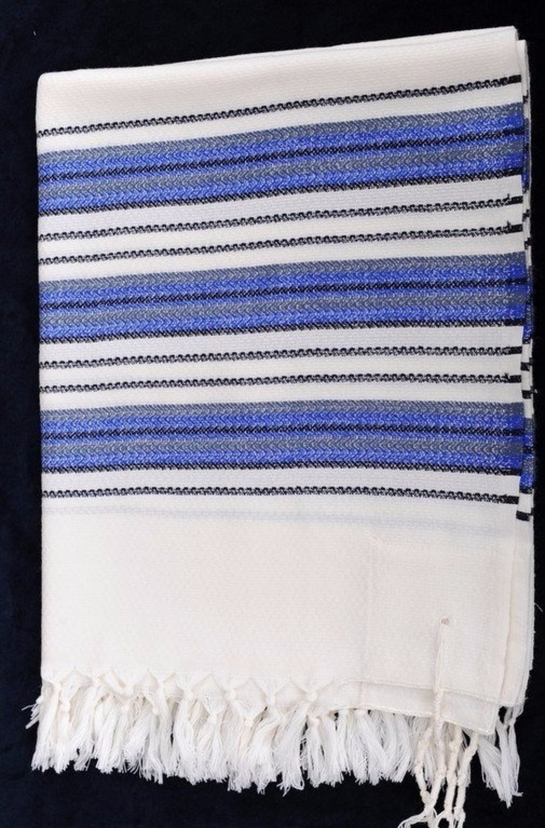 Jewish TALLIT 100% WOOL Prayer Shawl Ultra Kosher Tallis Tzitzit ...