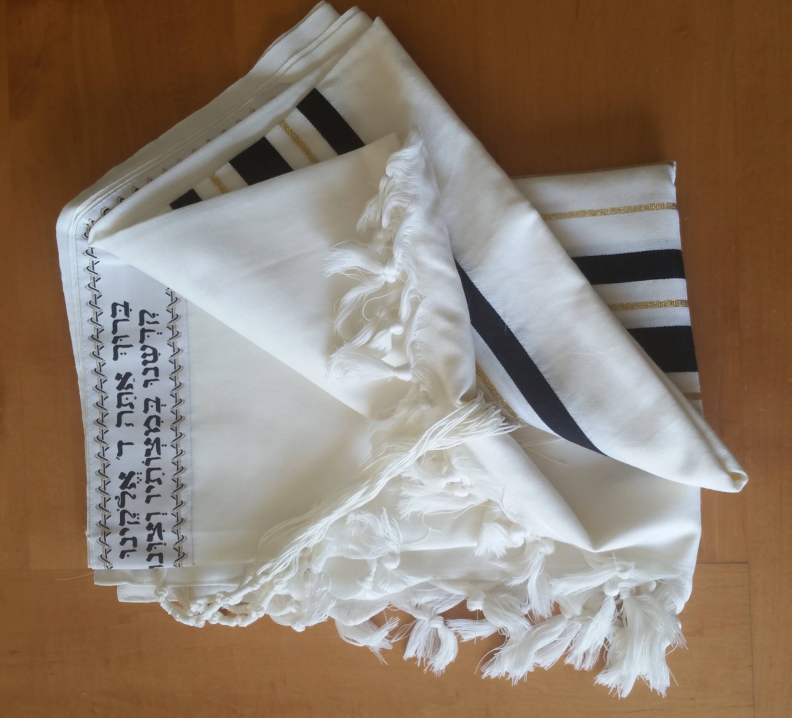 Jewish TALLIT 100% WOOL Prayer Shawl Ultra Kosher Tallis Tzitzit ...