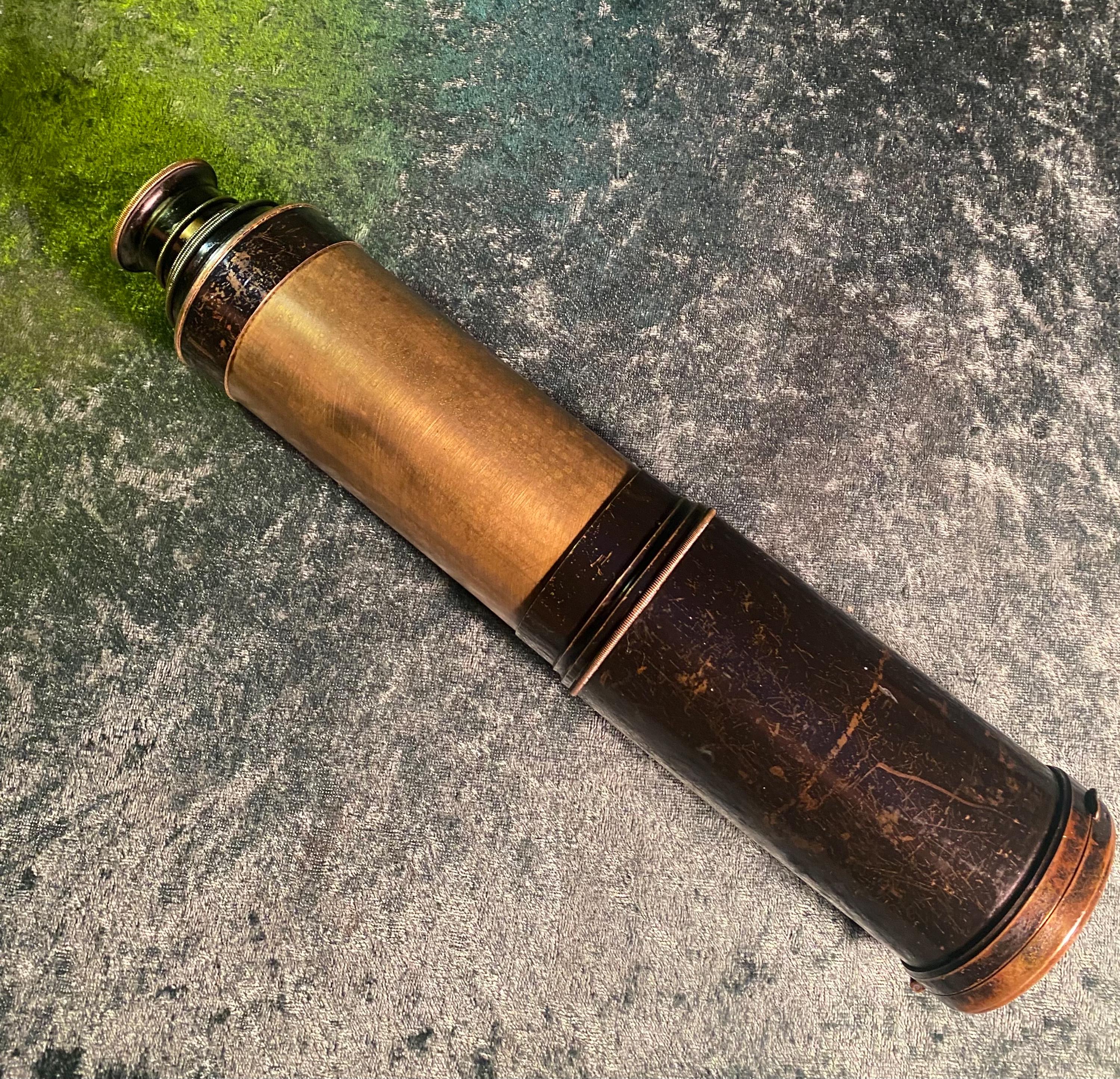 Impressive Antique 4 Draw Telescope E Vion Paris (45 Inches) - Etsy