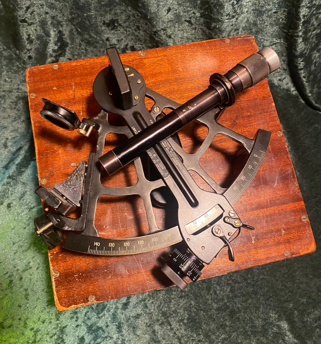 Sextant US Navy Bureau of Ships MARK II Bendix Aviation Corporation WW2 ...