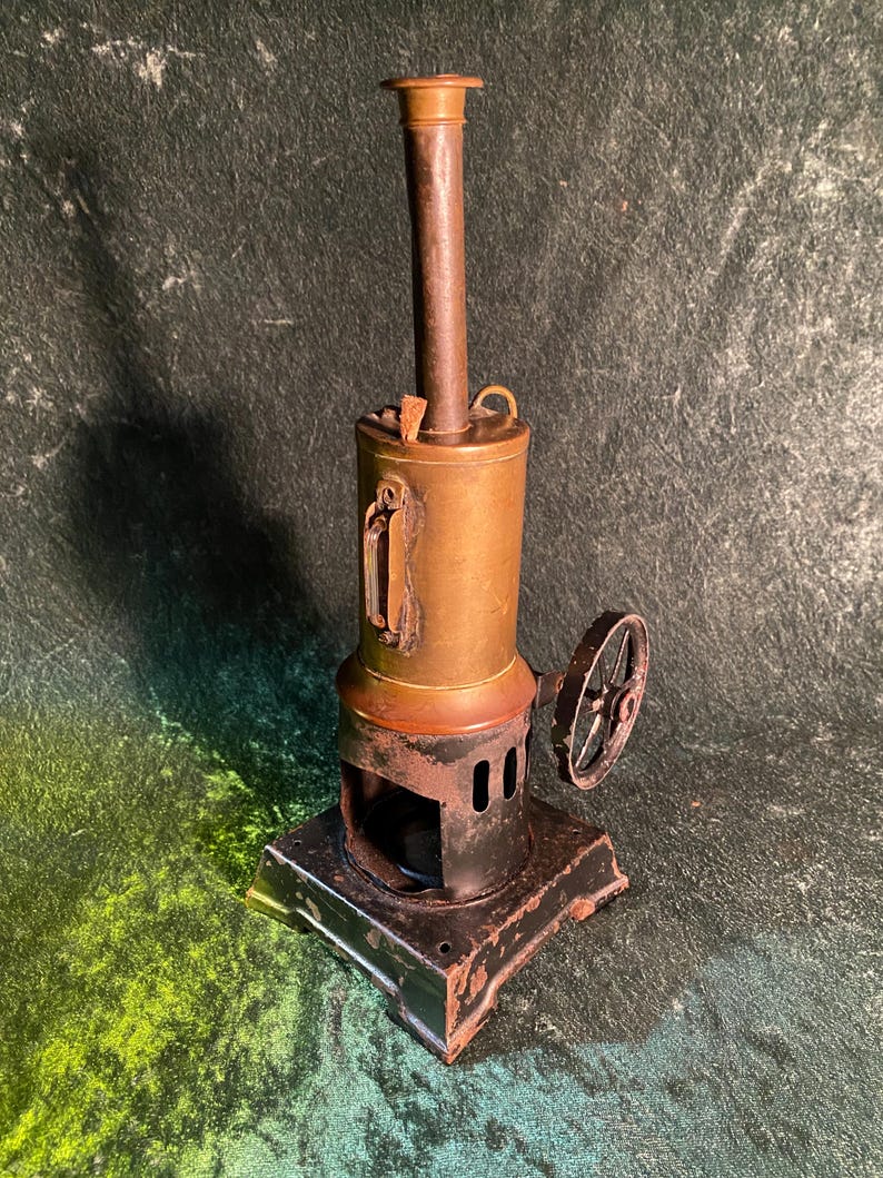 Antique Upright Steam Engine Made in Bavaria Germany - Etsy