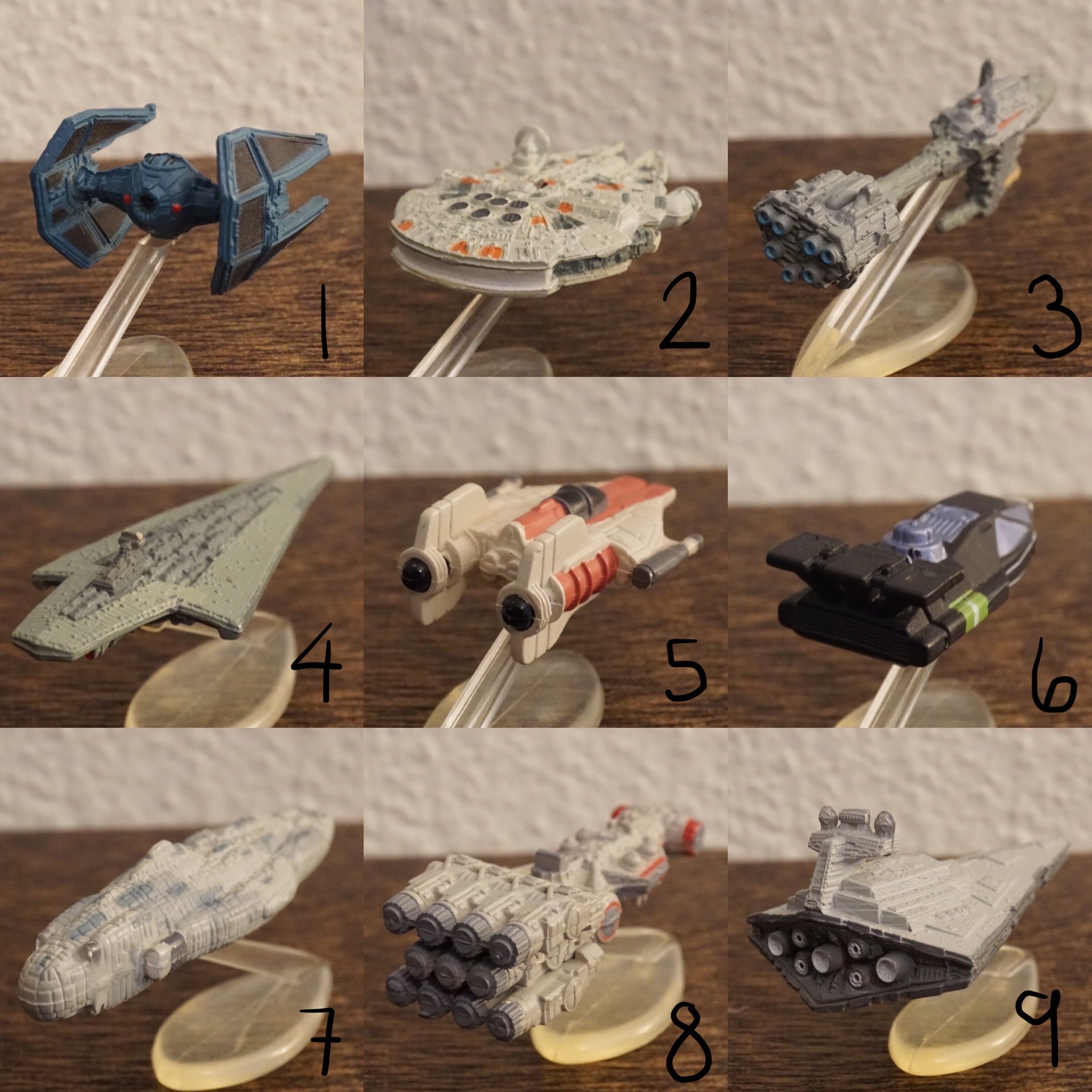 Star Wars Mini Ships Perfect for Terrariums, Displays, Gifts Death Star ...