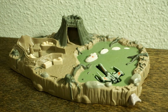 Planet Dagobah Micro Machines RARE Vintage Star Wars Play Set Etsy