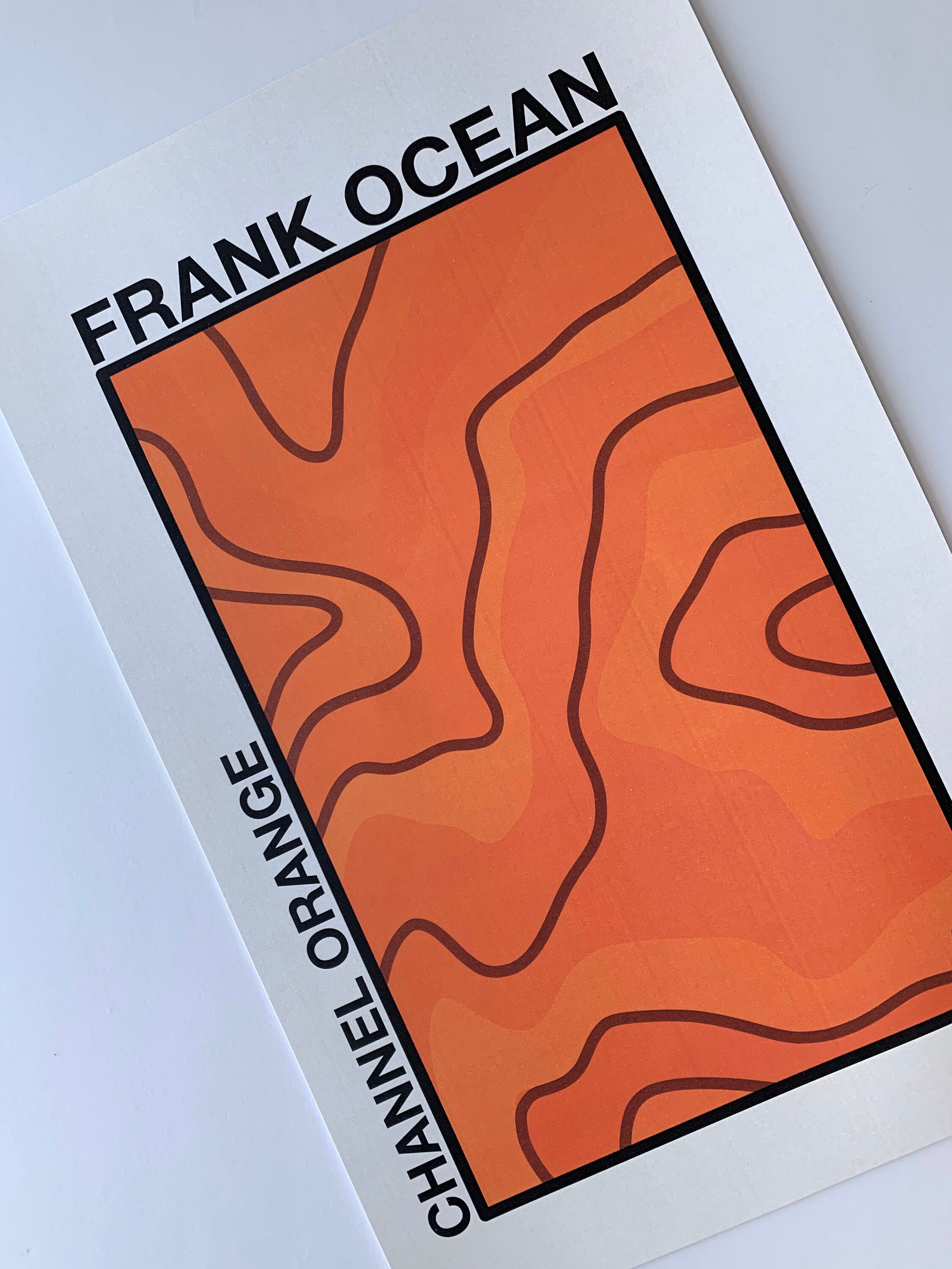 Frank Ocean Poster // Channel Orange Poster // Frank Ocean | Etsy