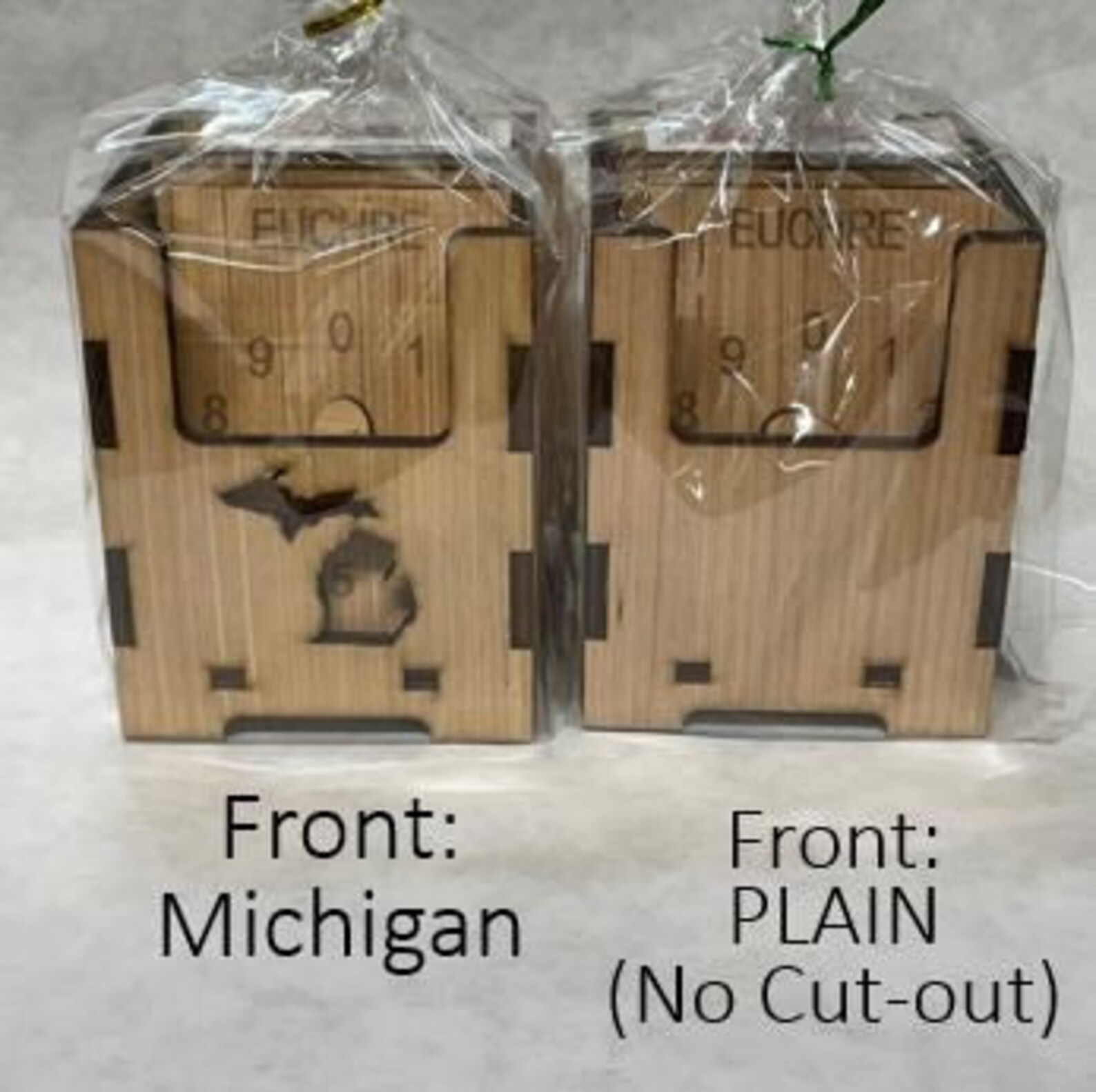 Euchre Box Set With Deck of Cards Custom Box Front Cut-out - Etsy