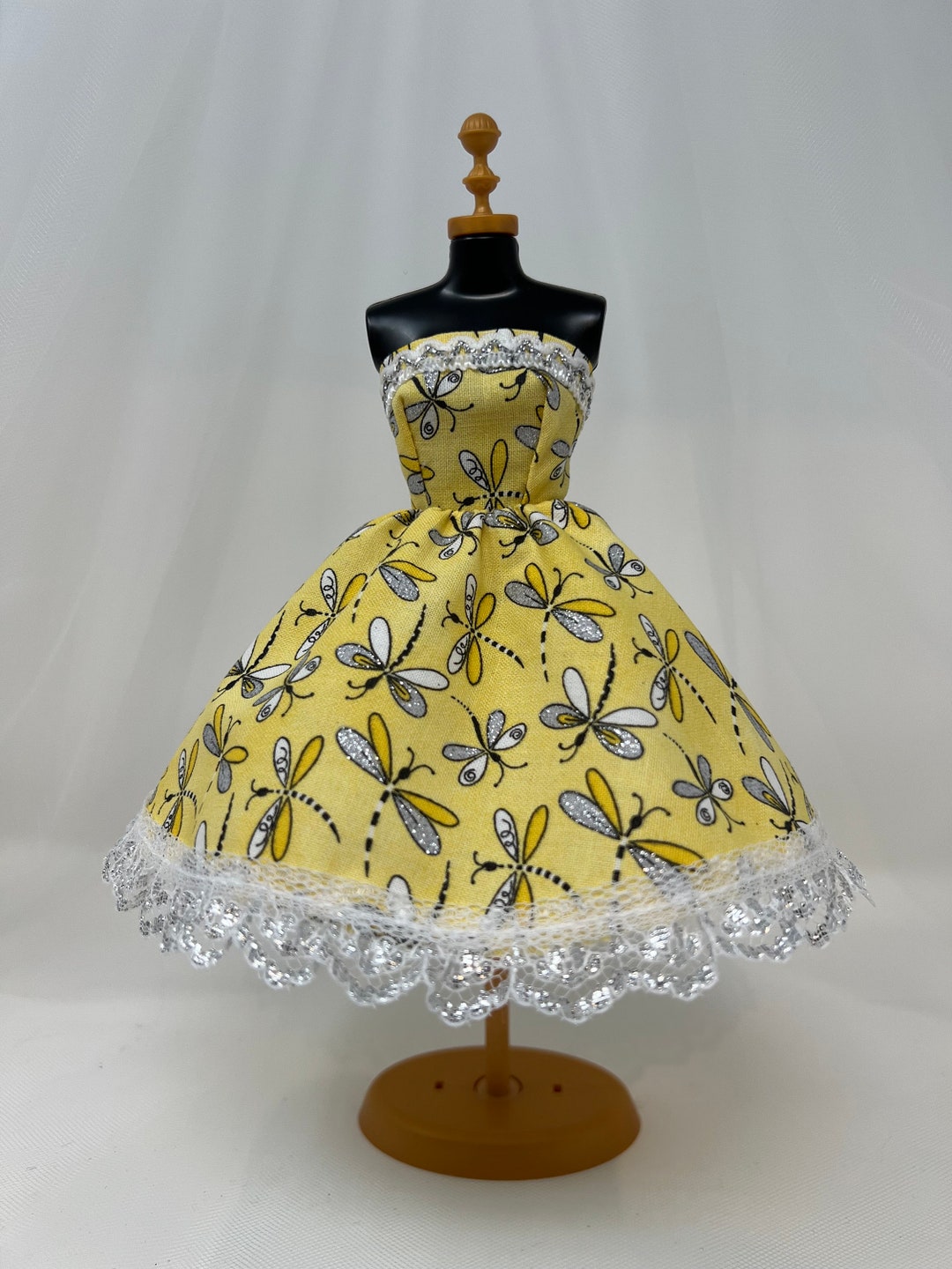 Firefly Doll Dress-11.5 Doll Clothes-yellow Firefly Dress-yellow Summer ...