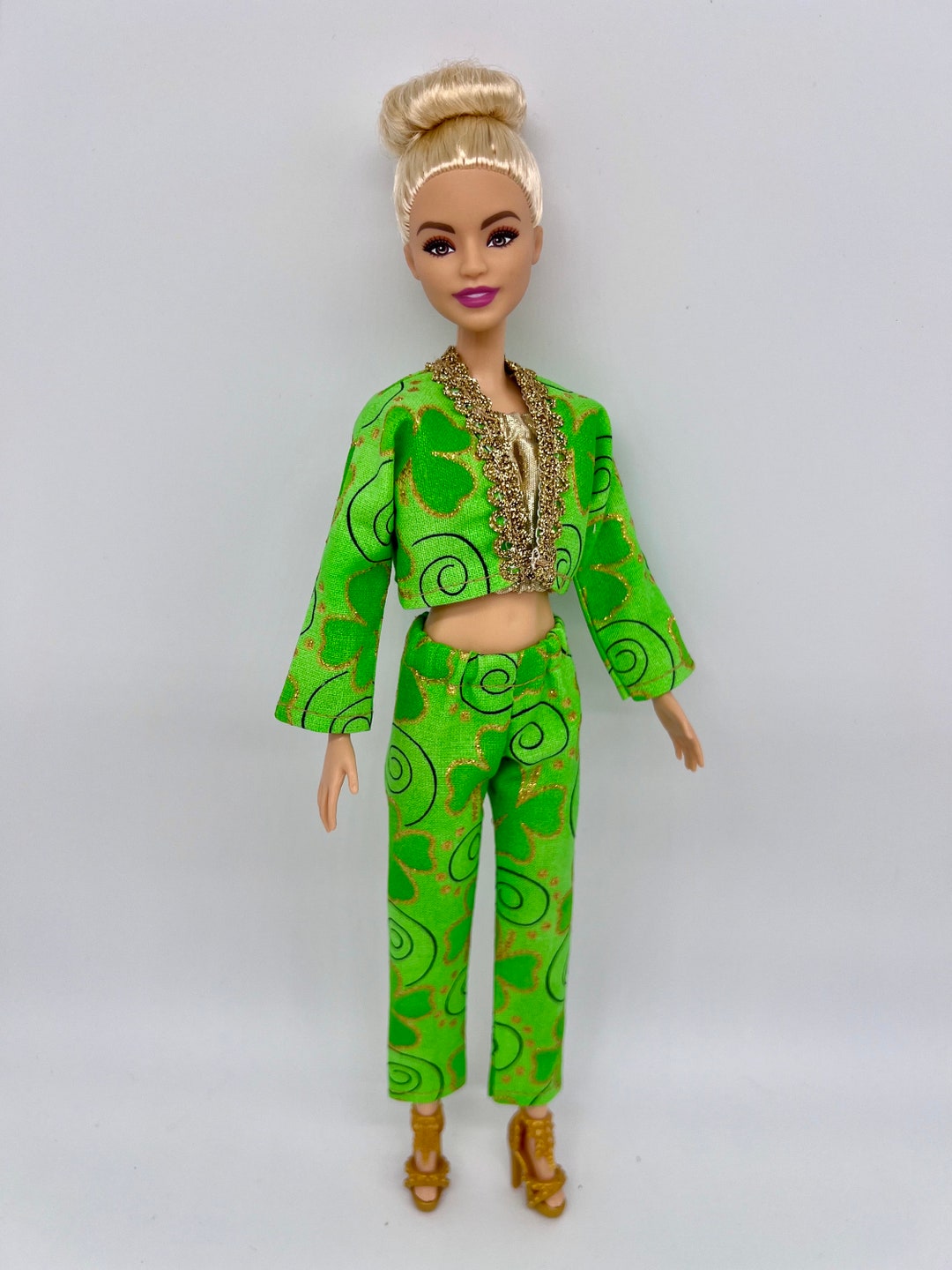 Shamrock Pant Suit-11.5 Doll Clothes-shamrock Doll Clothes-affordable ...