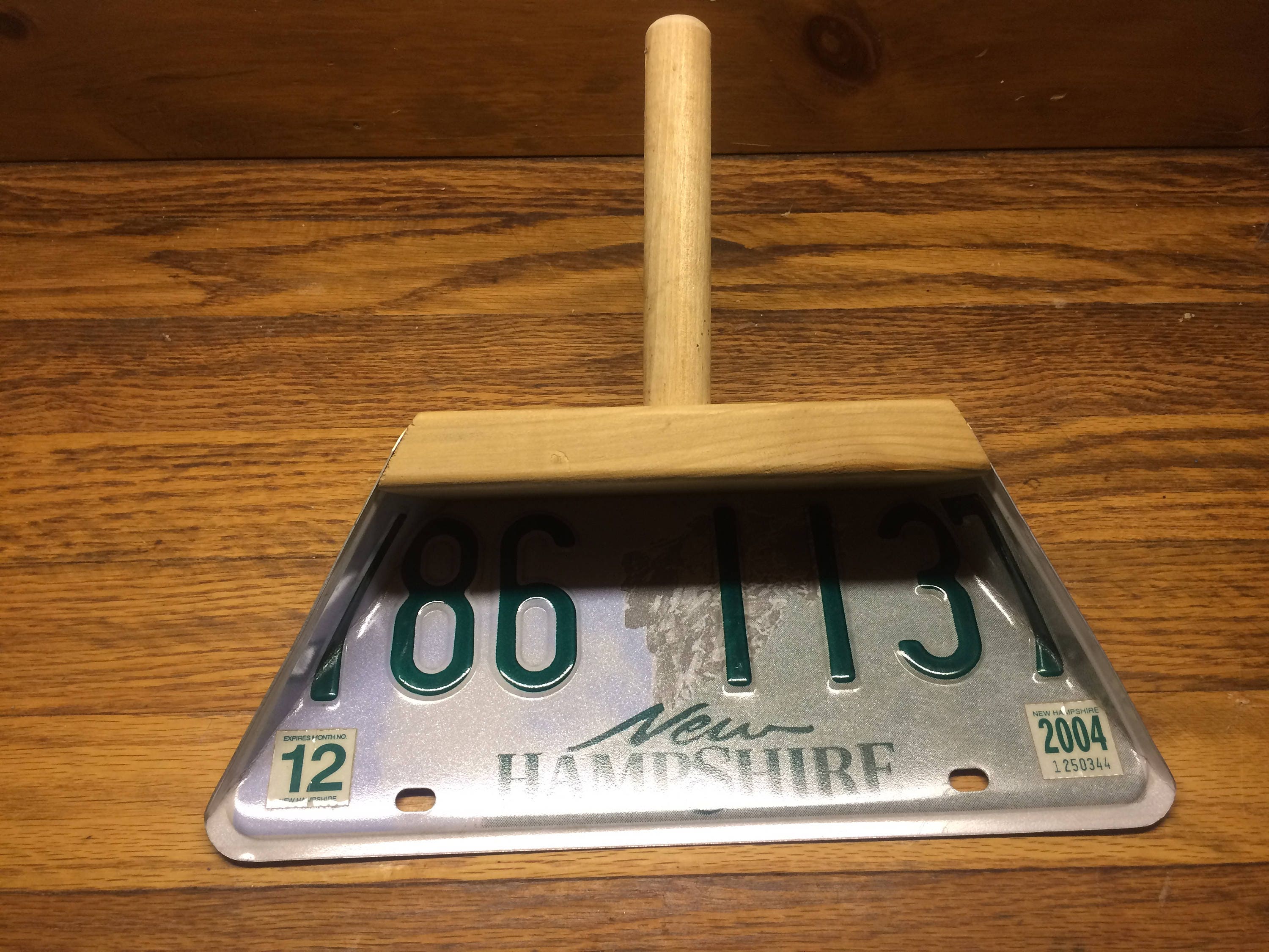 License Plate Dust Pan, Repurposed License Plate - Etsy