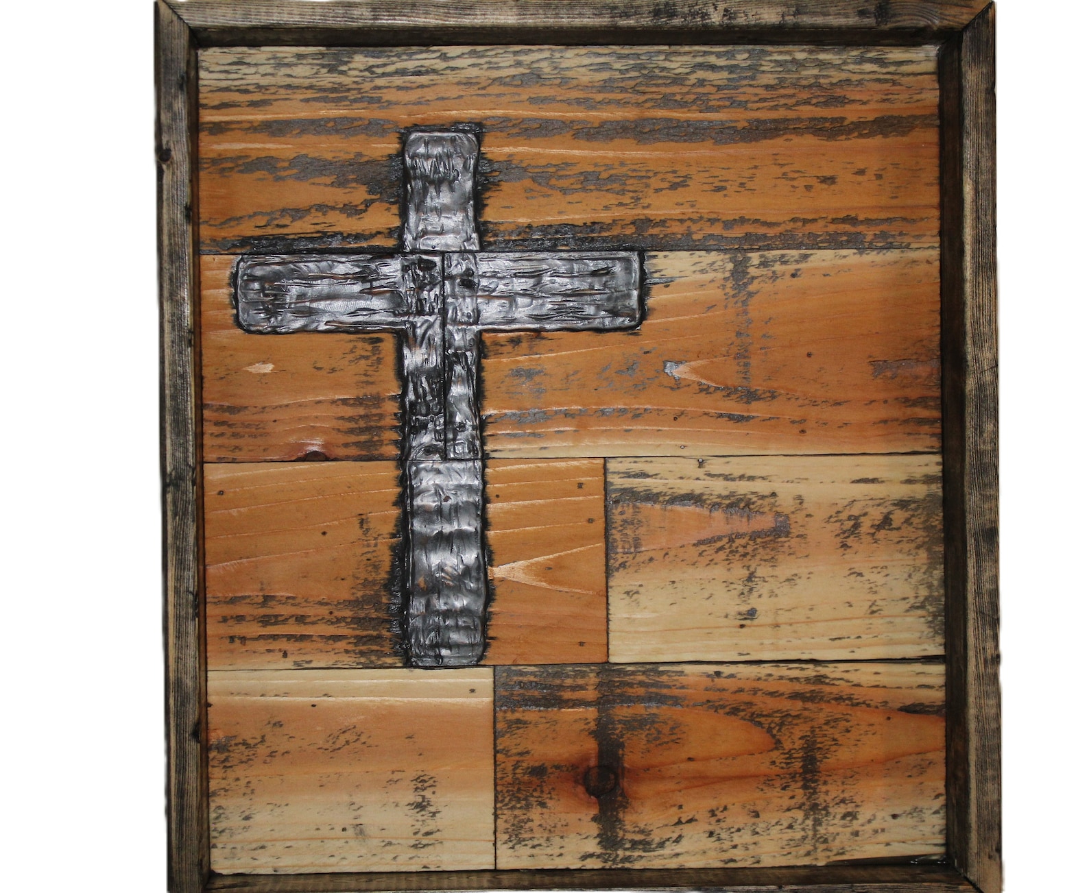 Rustic Cross Wall Art Made of Pine and Cedar - Etsy