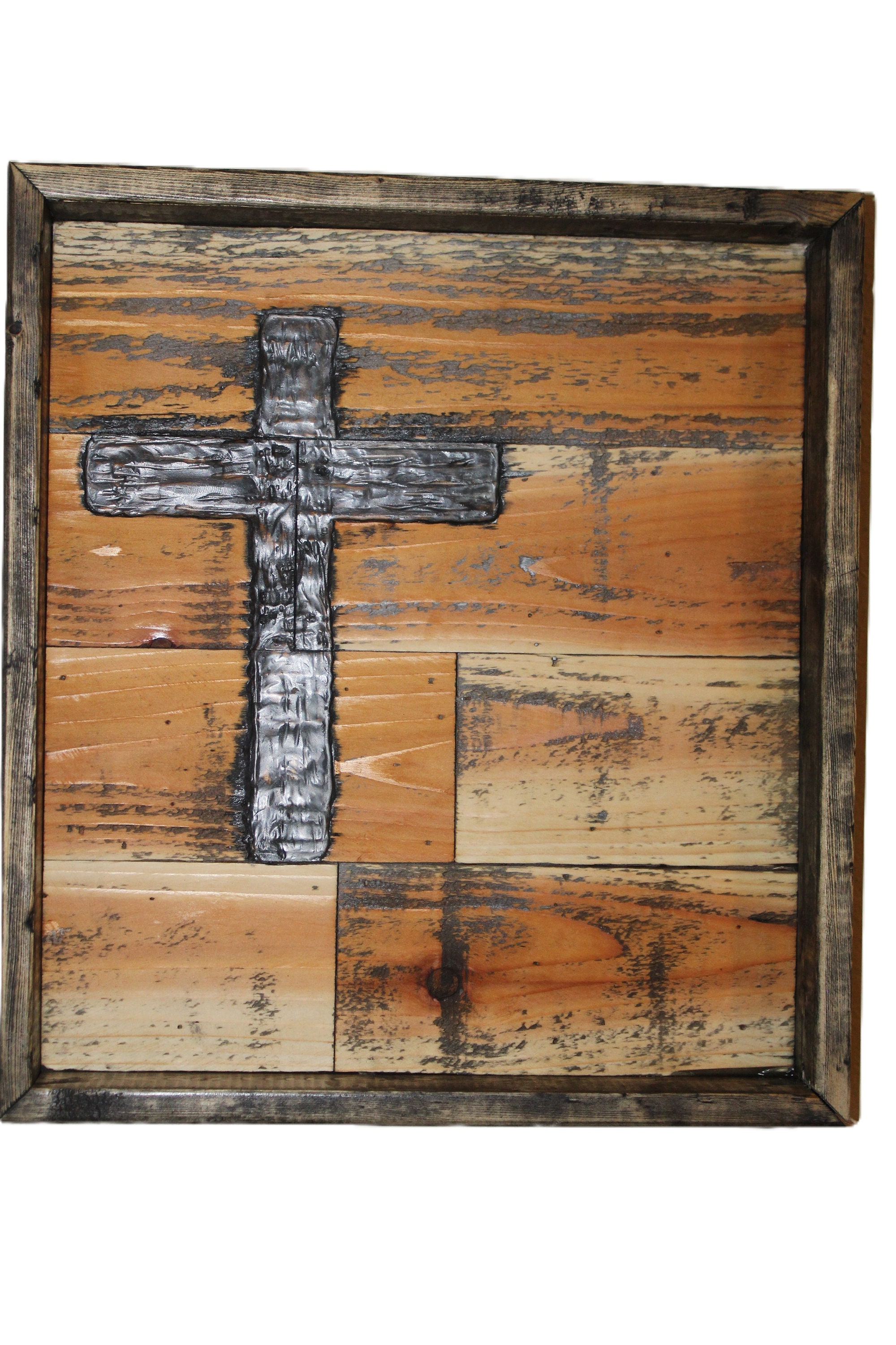 Rustic Cross Wall Art Made of Pine and Cedar - Etsy