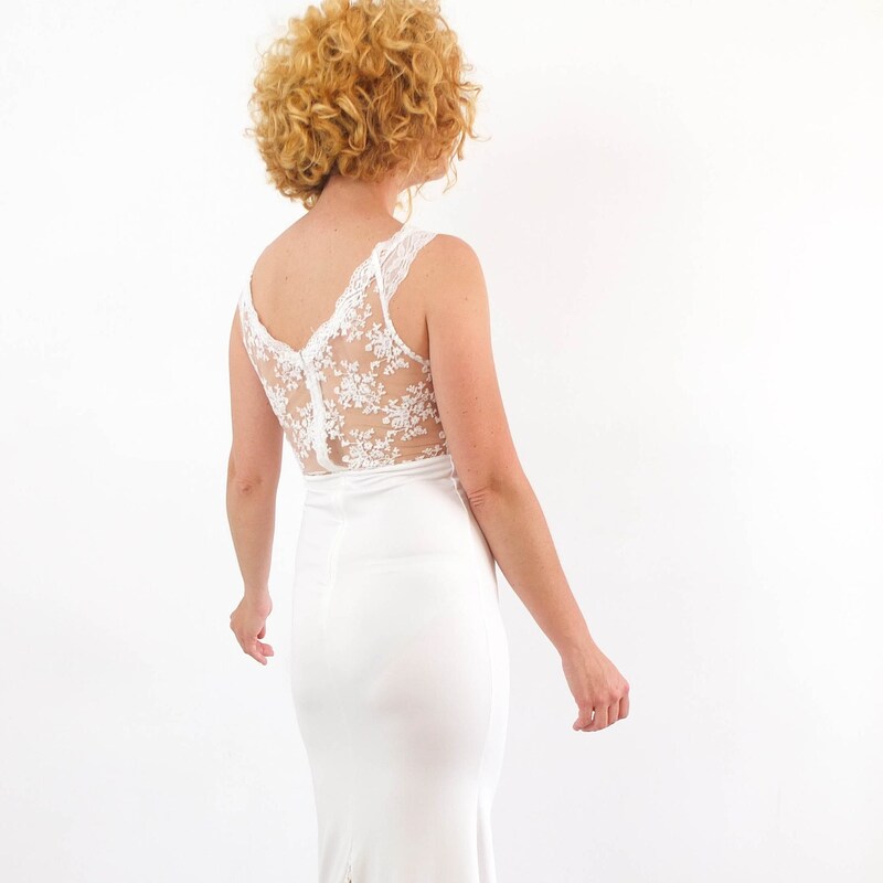 Lace Slip Dress Etsy