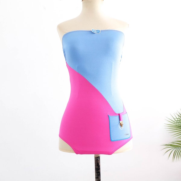 Retro One Piece Swimsuit Women Etsy