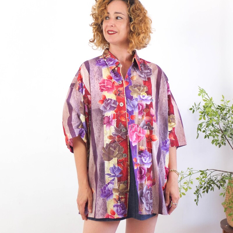 90s Button up Shirt - Etsy