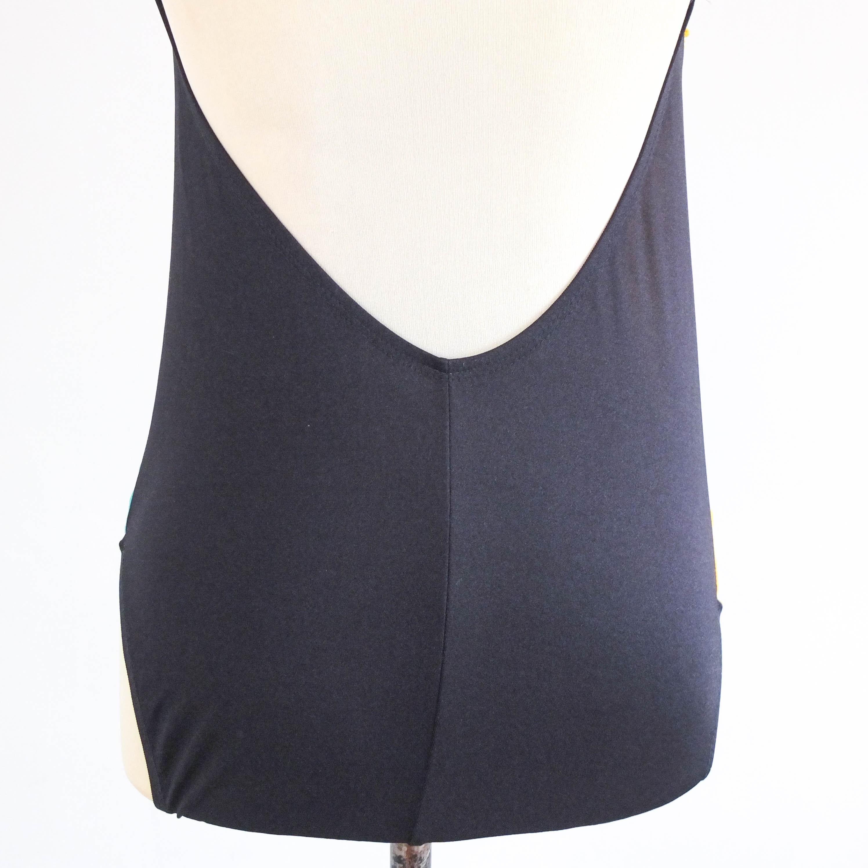 Vintage 80s One Piece Swimsuit 80s Women Swimsuit Colorful Etsy