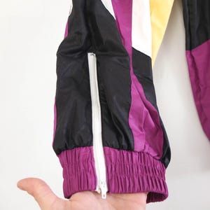 Vintage 90s Color Block Track Pants, Vintage Retro Sport Oversized ...