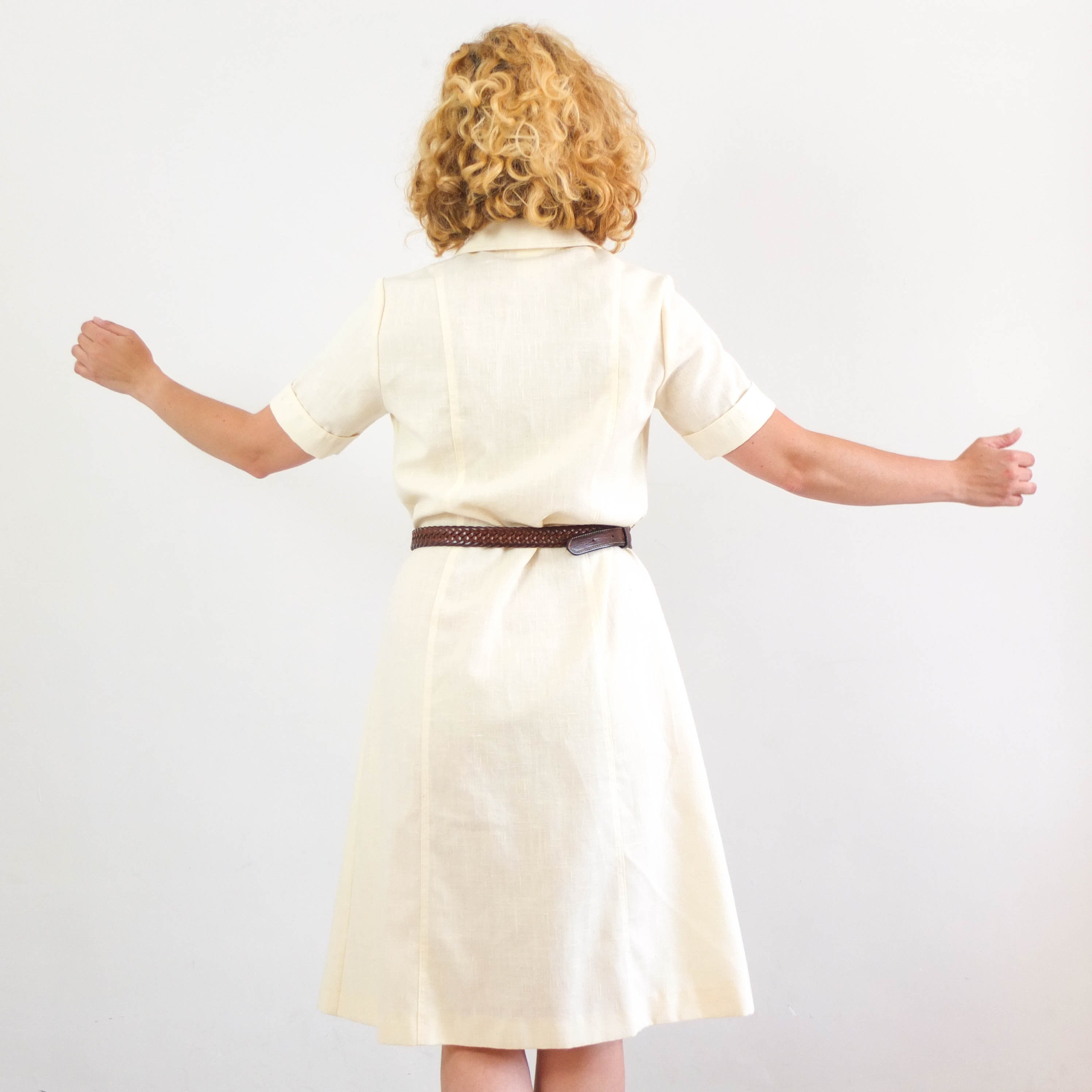 Vintage 70s Mod Shirtdress 1970s Short Sleeve Mod Dress 70s - Etsy