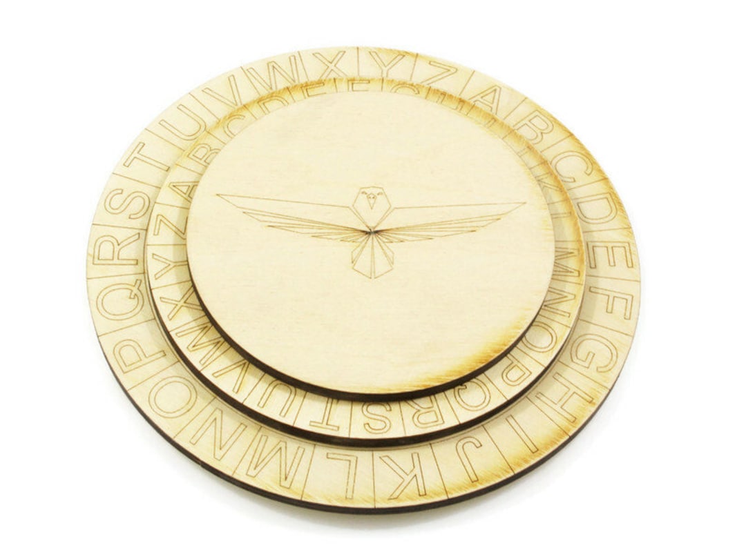 Caesar Cipher Weel, Wooden Cipher Wheel, Escape Room Puzzle, Prop Game ...