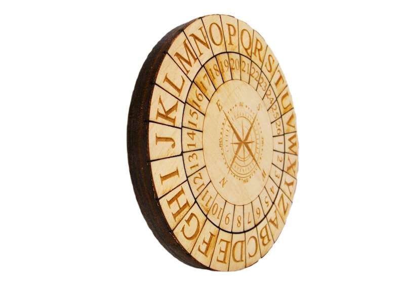 Alberti Cipher Wheel: Escape Room Puzzle, Secret Message Encoder - Etsy