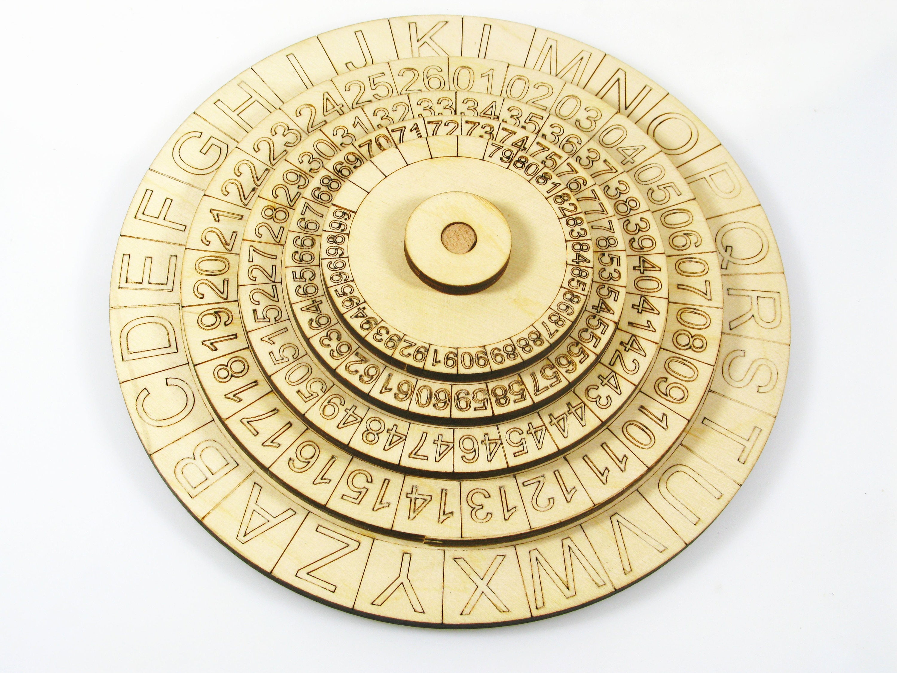 Mexican Army Cipher Wheel Wooden Cipher Wheel Wood Wheel - Etsy