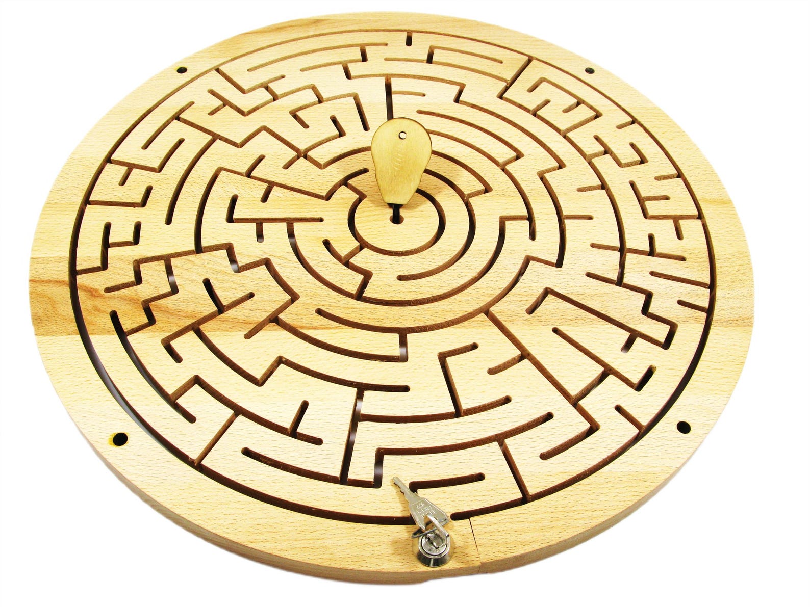 Wooden Escape Room Maze: Alder Wood Labyrinth Puzzle (18.5 Inch) - Etsy