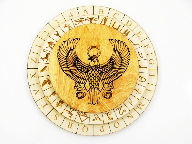 Egyptian Cipher Wheel Decoder: Ancient Cryptography Puzzle - Etsy