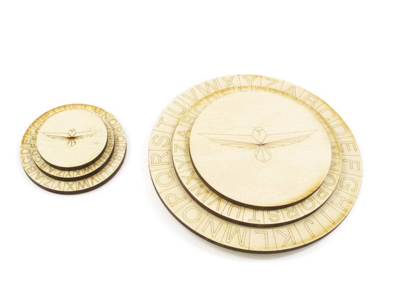 Caesar Cipher Wooden Cipher Wheel Wood Wheel Escape Room Puzzle Escape ...