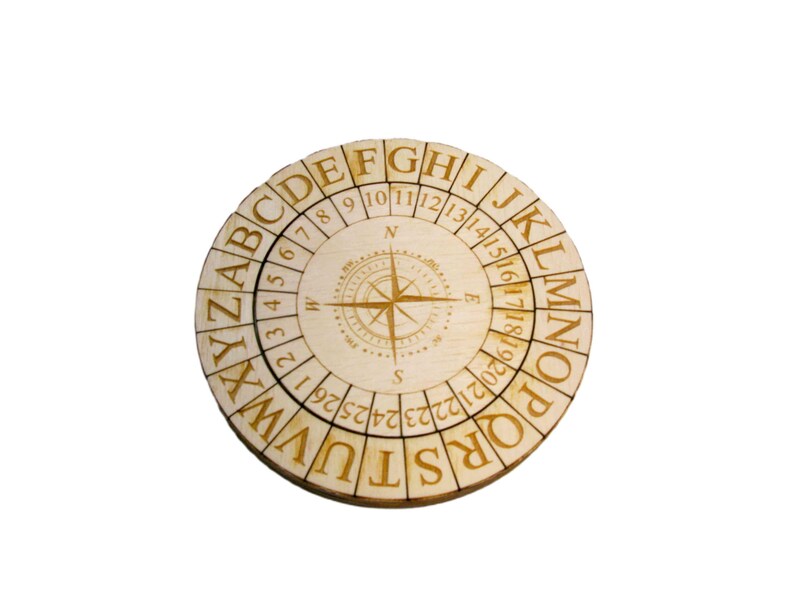 Alberti Cipher Wheel: Escape Room Puzzle, Secret Message Encoder - Etsy