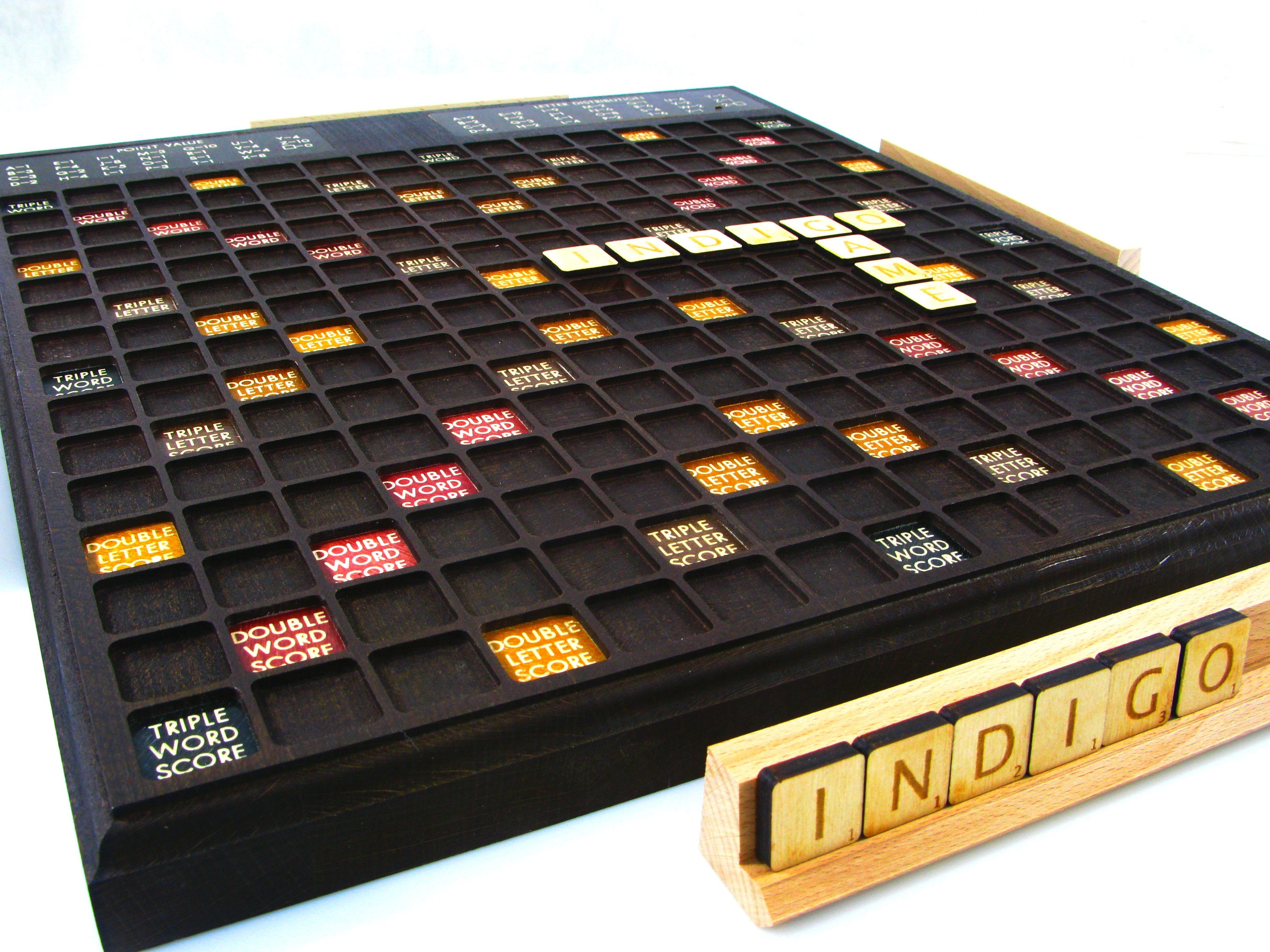 Wooden Scrabble Wood Scrabble Board Games Handmade Scrabble - Etsy