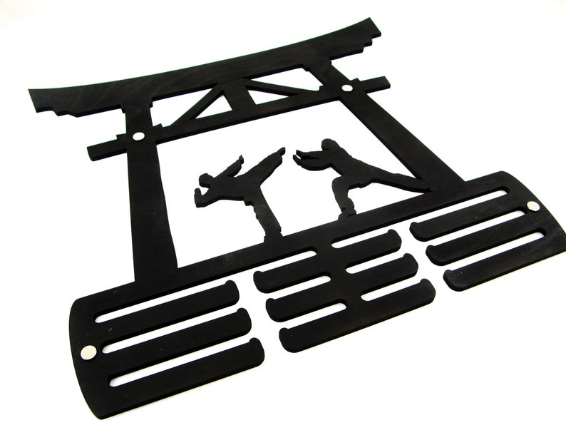 Wooden Martial Arts Medal Holder: Karate, Taekwondo Prize Rack - Etsy