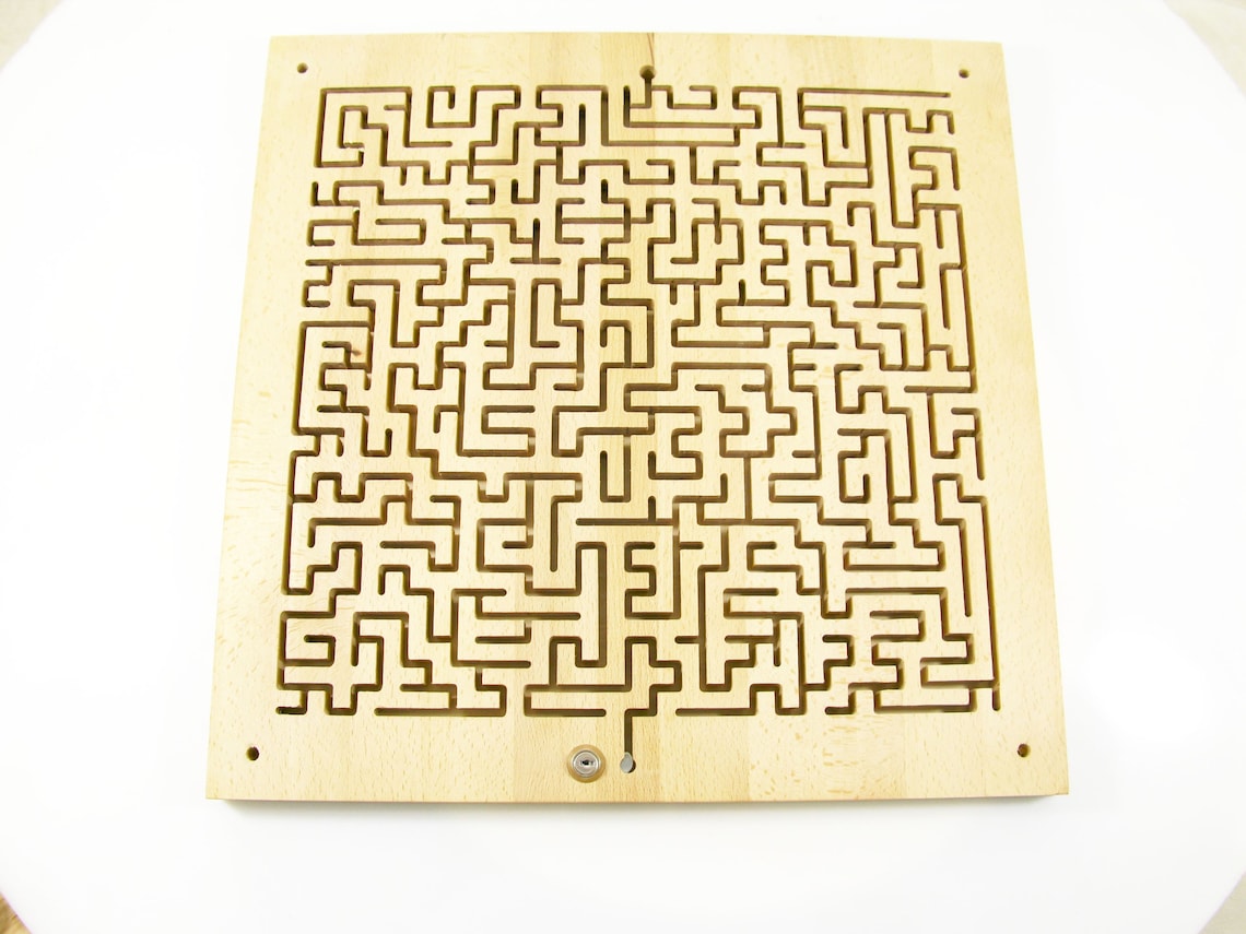 Sleutel doolhof puzzel Escape Room rekwisieten houten doolhof - Etsy ...