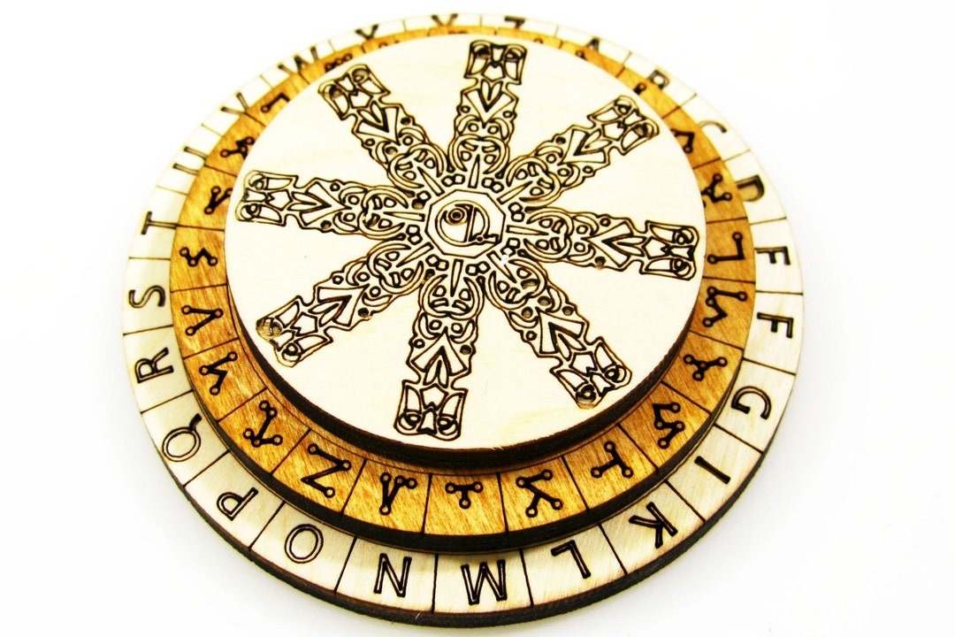 Escape Room Wooden Cipher Wooden Decryptor Code Zodiac Cipher ...