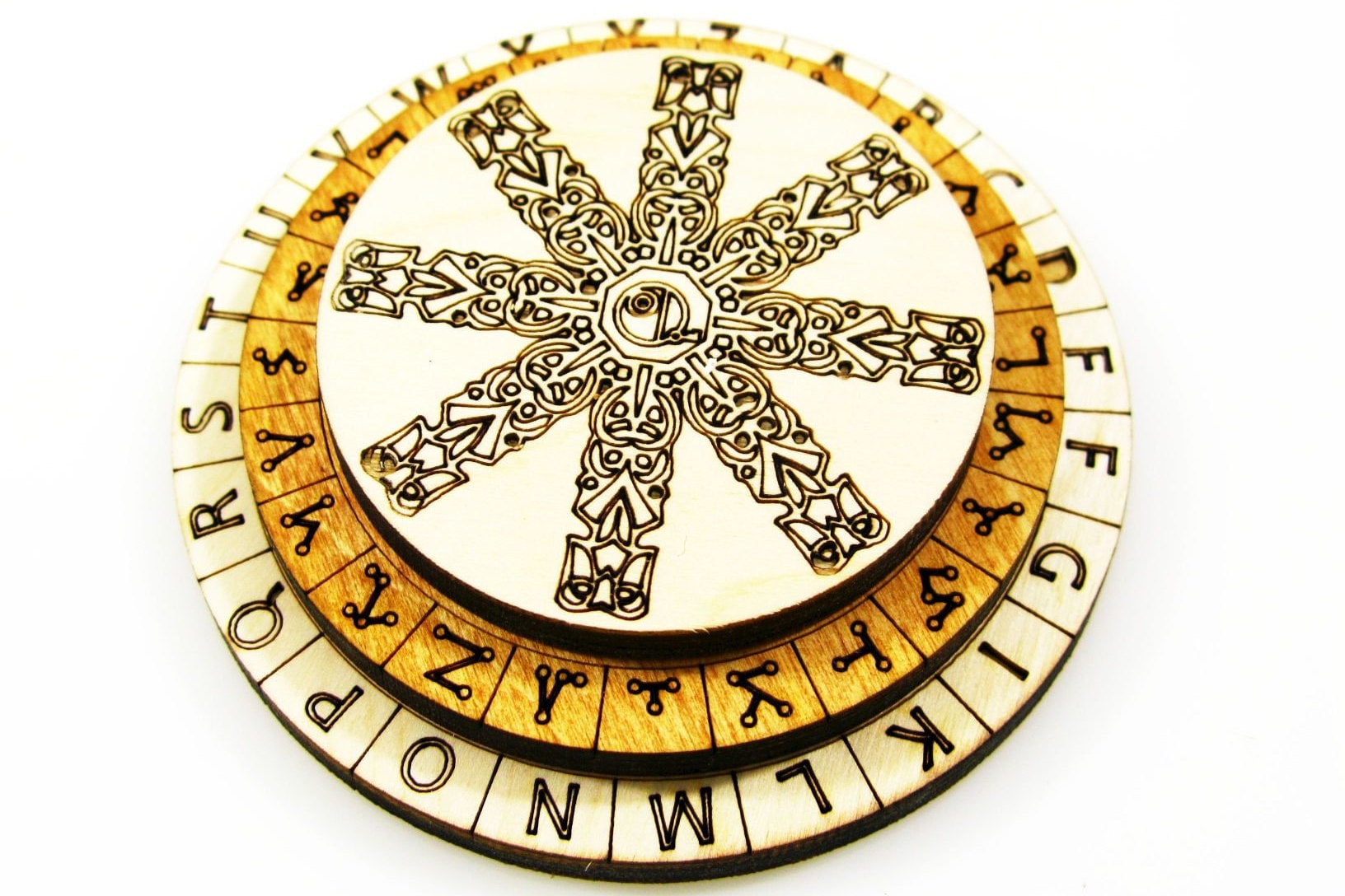 Escape Room Wooden Cipher Wooden Cypher Code Zodiac Cipher - Etsy