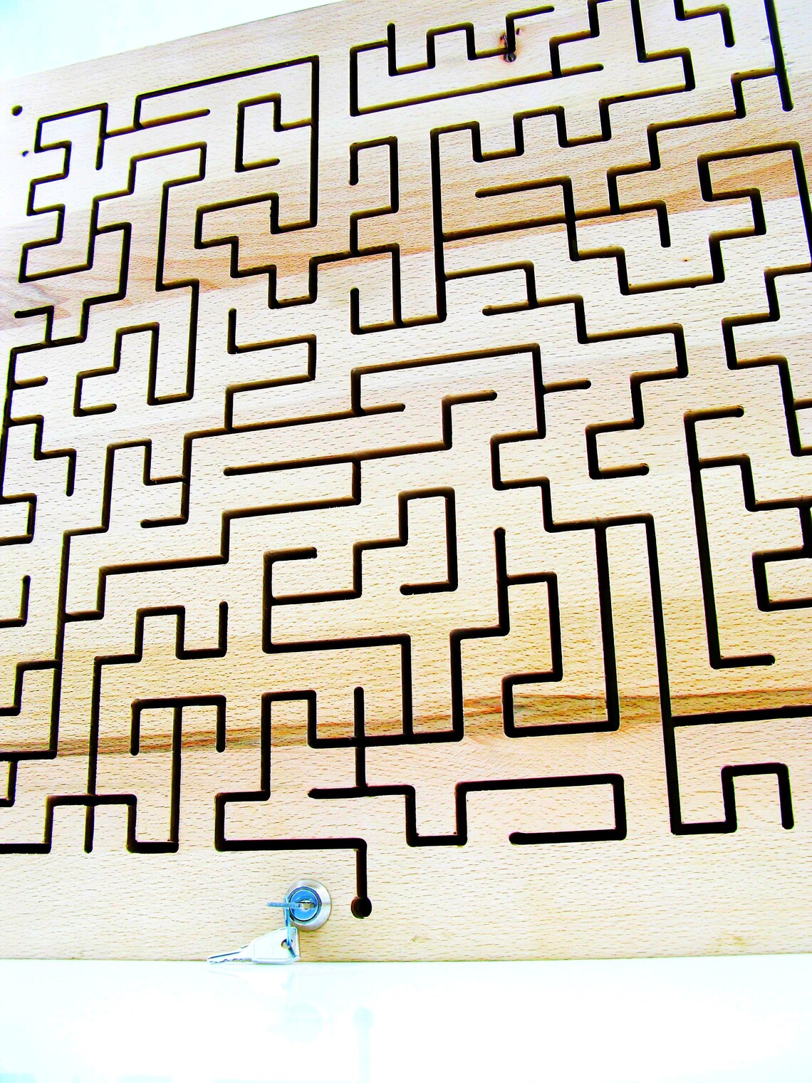 Salle dévasion Labyrinthe carré Labyrinthe en bois Labyrinthe - Etsy France