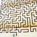 Escape Room Square Maze Wooden Maze Wood Labyrinth Wood Maze Wooden ...