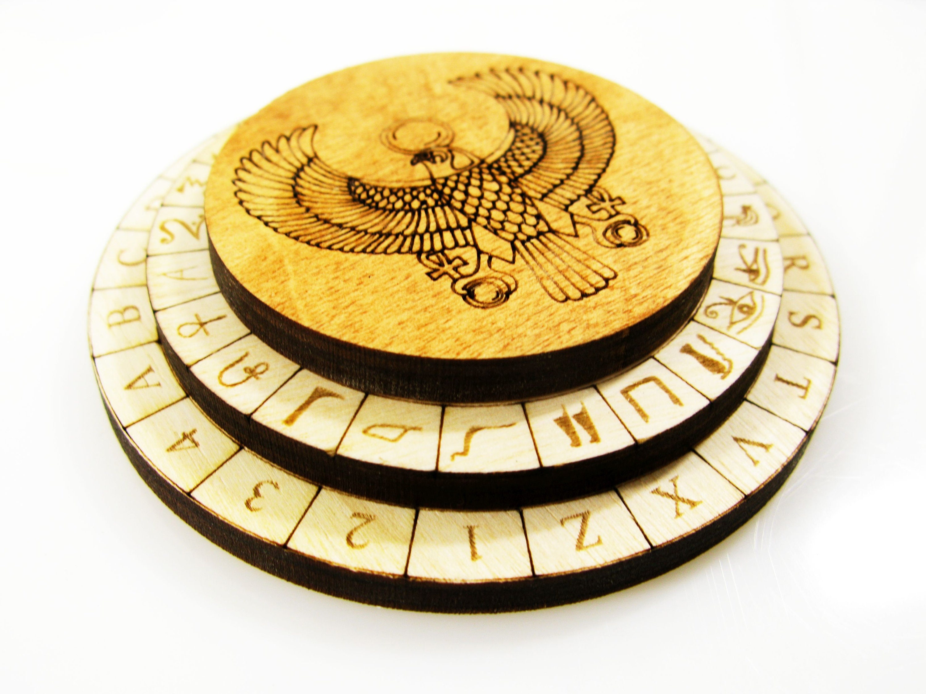 Mini Cipher Egyptian Cypher Wheel Cipher Disk Cipher for - Etsy UK