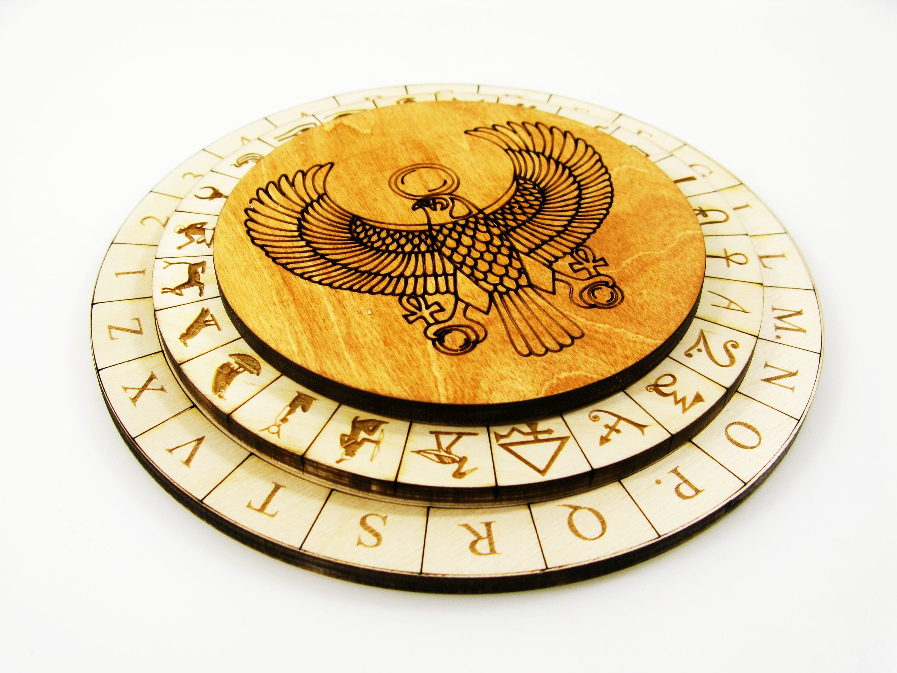 Mini Cipher Egyptian Cypher Wheel Cipher Disk Cipher for - Etsy UK
