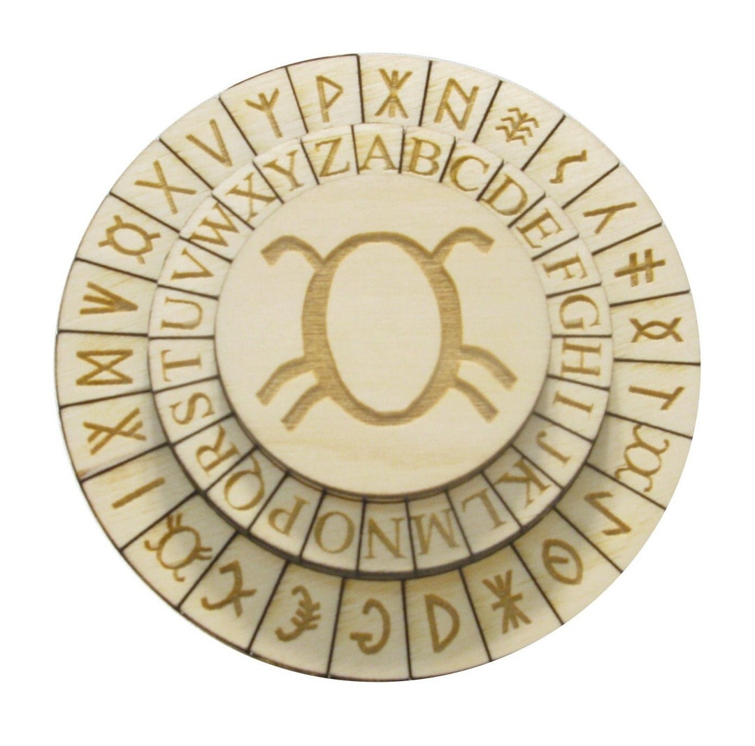 Secret Message Runes Rovas Decoder Cipher Enigma Device Secret Code ...