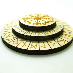 Runes Cipher Wheel for Escape Rooms & Birthday Parties | Fuþark Decoder ...