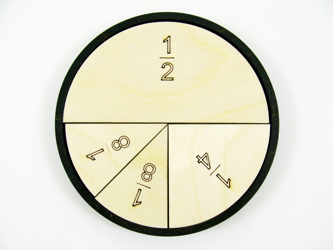 FRACTION CIRCLES Montessori Toys Educational Toys Mathematical Aids ...