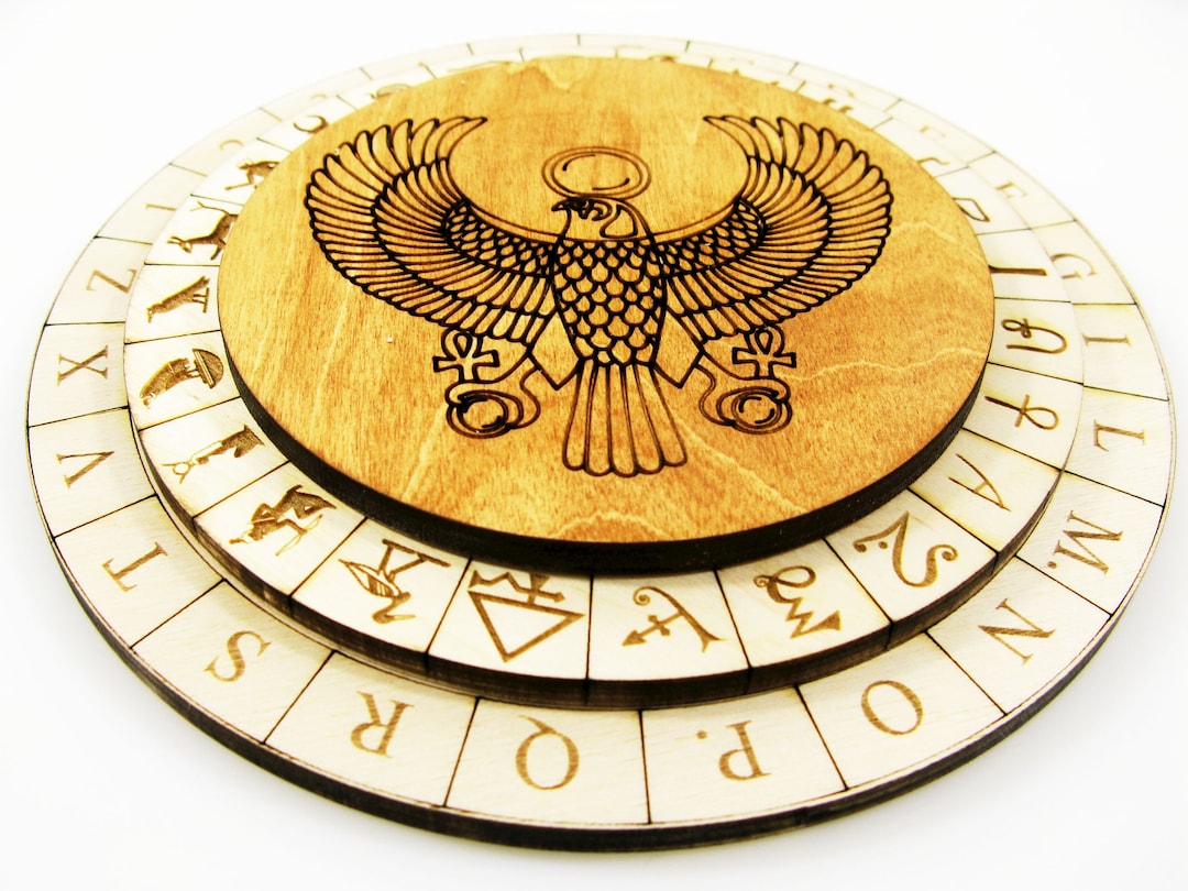 Egyptian Cipher Wheel Decoder: Ancient Cryptography Puzzle - Etsy